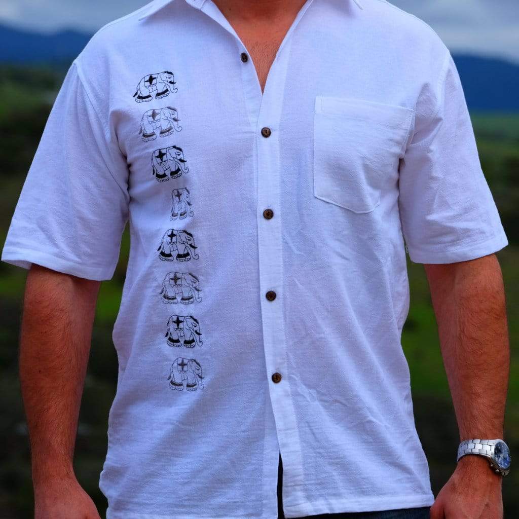 Original Elephant Shirt - Steel Blue - Elephant Shirt Store