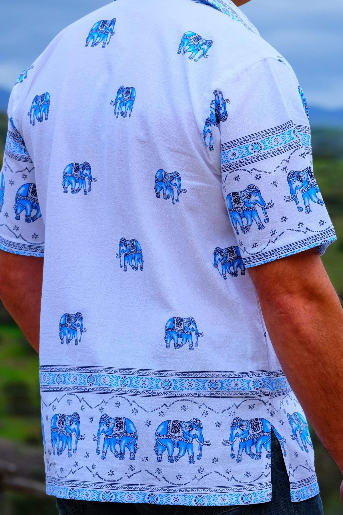Original Elephant Shirt - Sky Blue - Elephant Shirt Store