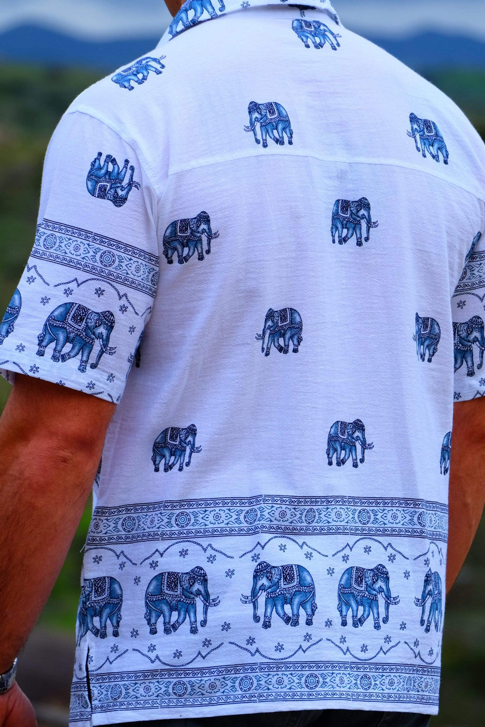 Original Elephant Shirt - Steel Blue - Elephant Shirt Store