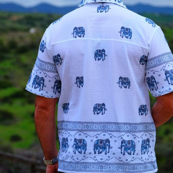 Original Elephant Shirt - Steel Blue - Elephant Shirt Store